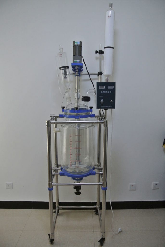 10L Jacketed Glass Reactor - ZZKD INSTRUMENTS