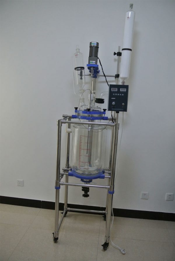 20L Jacketed Glass Reactor - ZZKD INSTRUMENTS