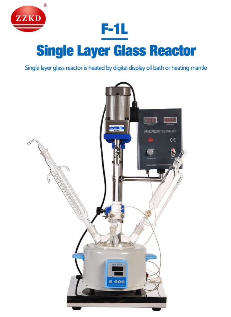 Single Layer Glass Reactor - ZZKD INSTRUMENTS